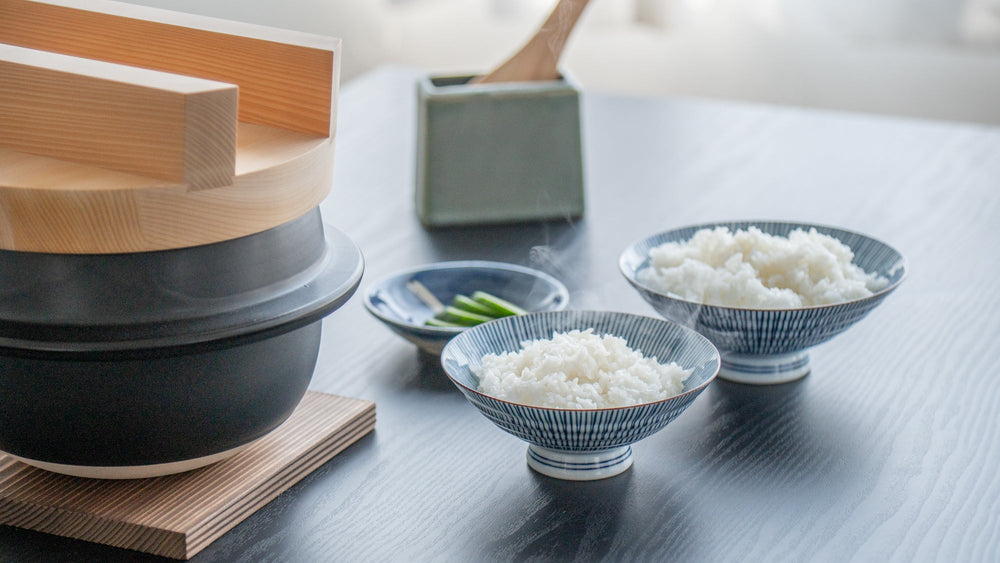 Enjoy Cooking Rice in a Hagama Banko Donabe Rice Cooker!