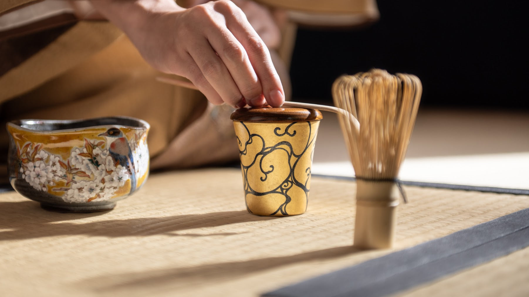 Natsume Matcha Containers & Chashaku Tea Scoops