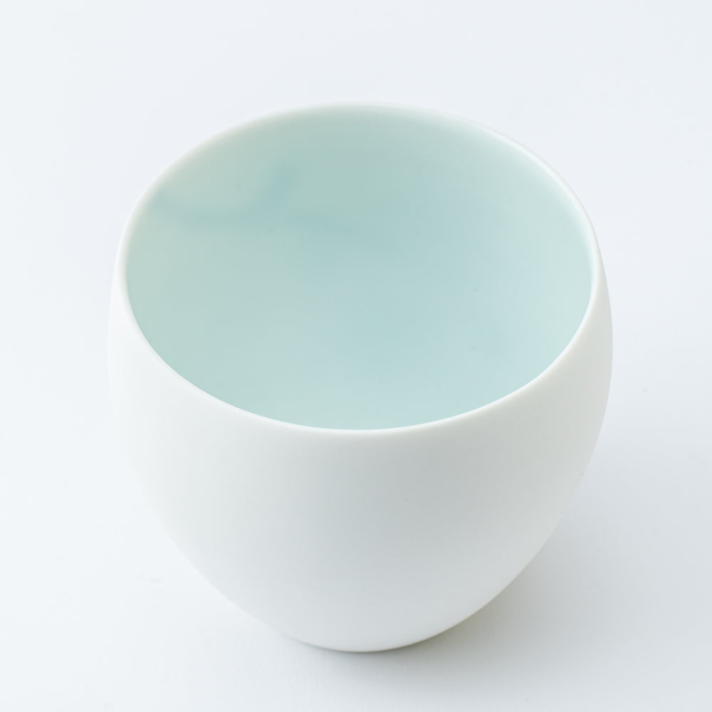 Blue Flower Sakura Japanese Teacup