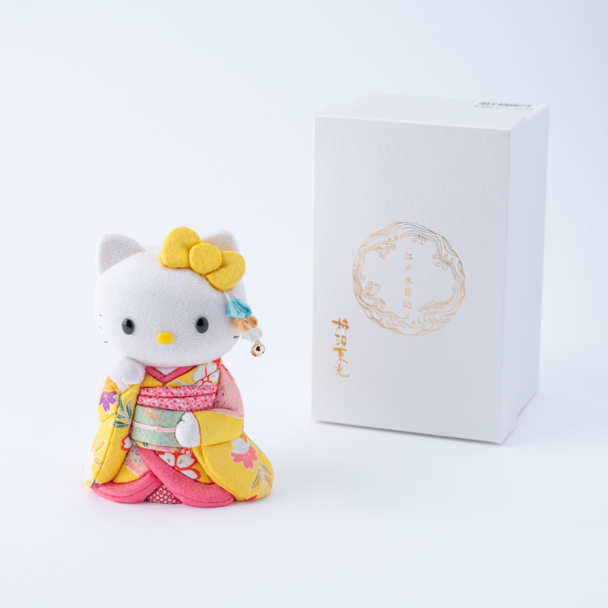 Yellow Maiko Styled Hello Kitty Lucky Cat