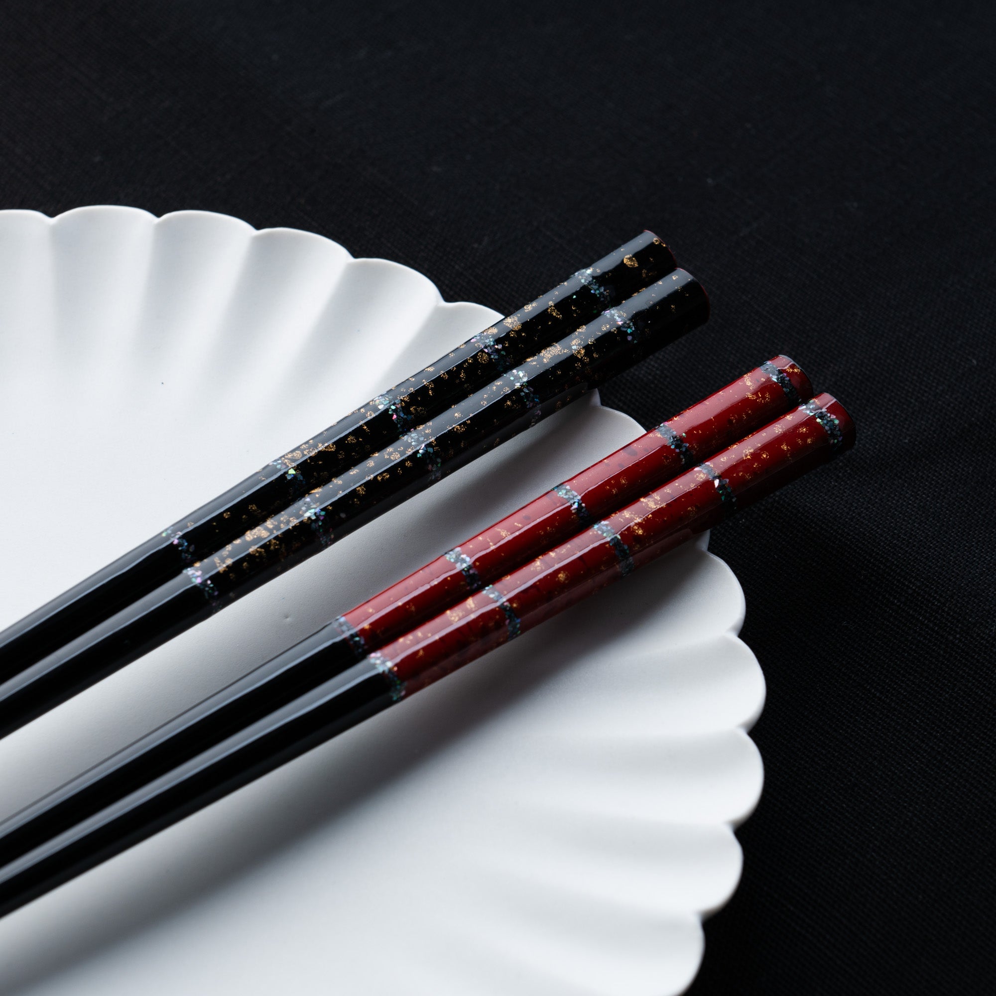 Starlit Shell Inlay Chopsticks Pair Set