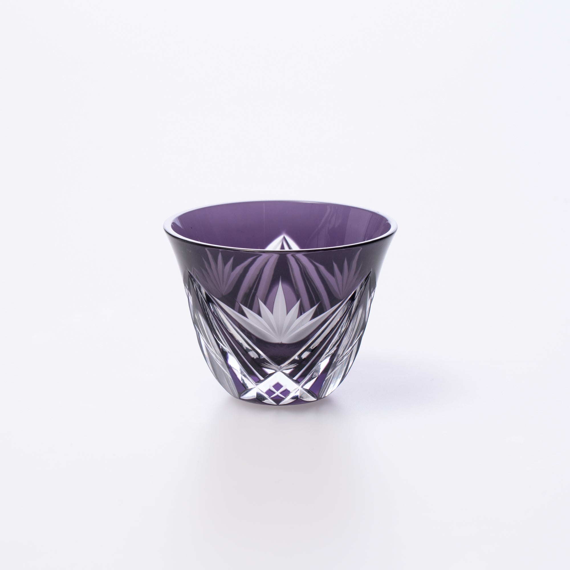 Purple Flared Guinomi Sake Cup