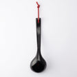 Black Ladle with Leather Strap