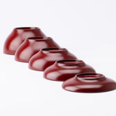 Red Lacquered Oryoki Bowl Set