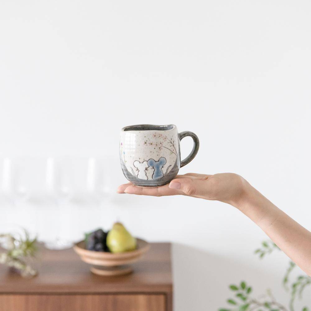 Atelier Yu Mouse in Sunny Spot Kutani Mug | MUSUBI KILN | Handmade ...