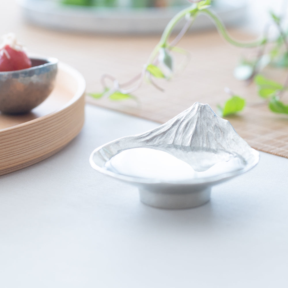Reversed Mt. Fuji Sakazuki Flat Sake Cup