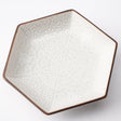 Hachi-Kutani Plover Hexagonal Sauce Plate