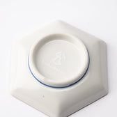 Hachi-Kutani Plover Hexagonal Sauce Plate