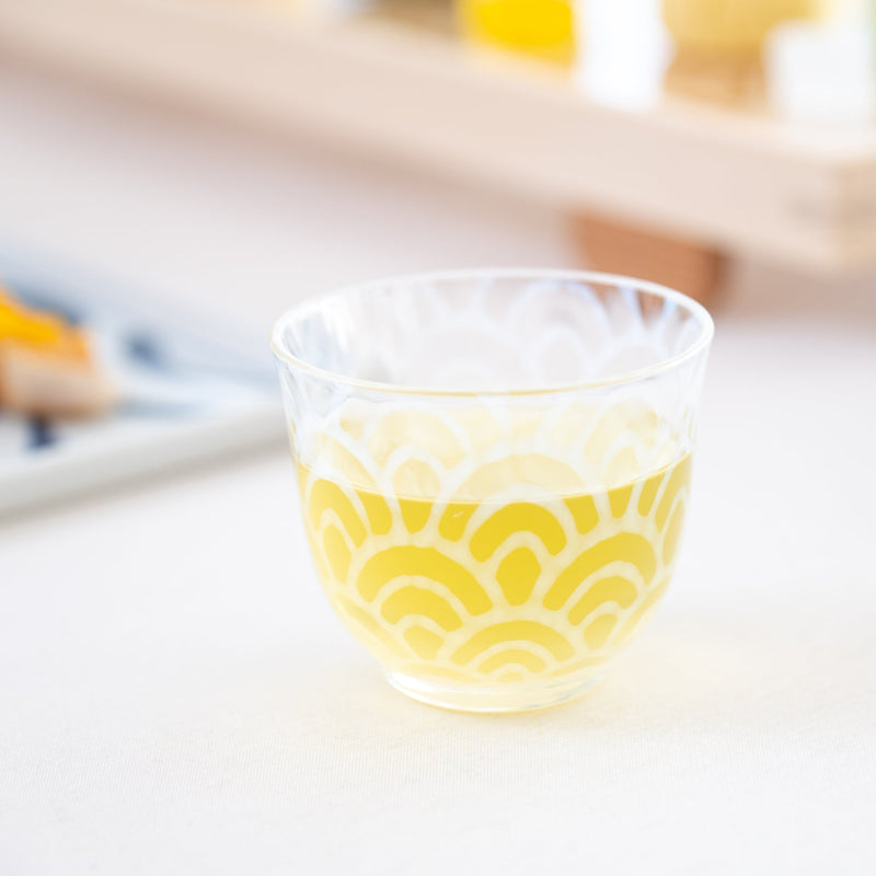Hirota Taisho Roman Edo Glass Japanese Teacup Set | MUSUBI KILN ...