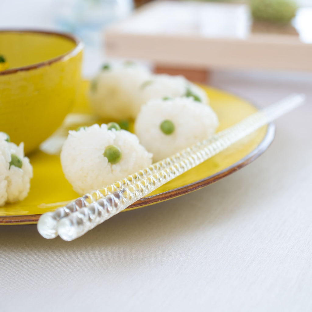 Hirota Transparent Edo Glass Serving Chopsticks 25 cm (9.8 in) | MUSUBI ...