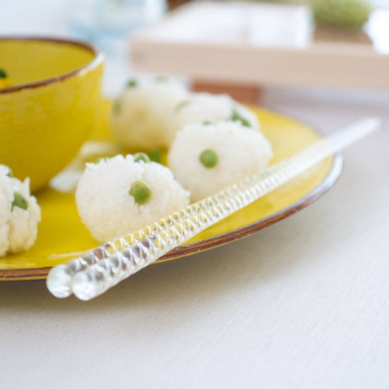 Hirota Transparent Edo Glass Serving Chopsticks 25 cm (9.8 in) | MUSUBI ...