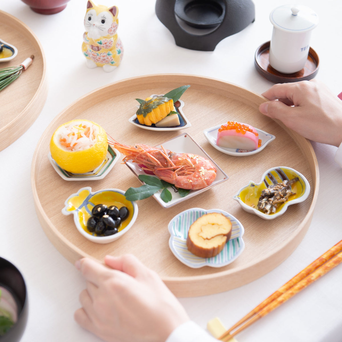 Japanese Ash Round Tray