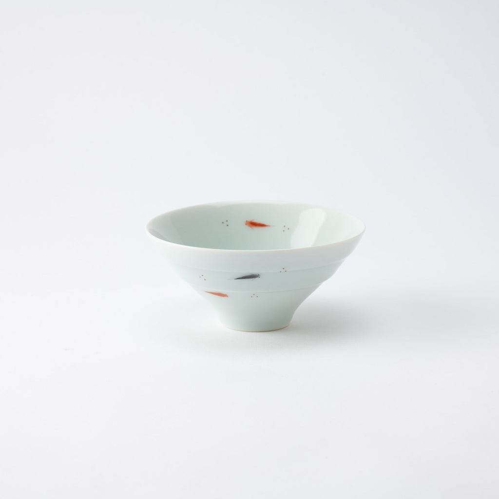 Kosen Kiln Medaka Rice Fish Imari Nabeshima Ware Japanese Rice Bowl ...