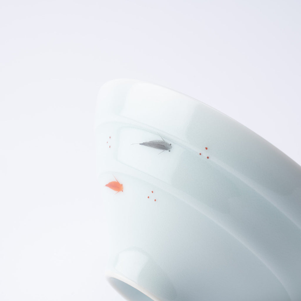 Kosen Kiln Medaka Rice Fish Imari Nabeshima Ware Japanese Rice Bowl ...