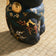 Morikin Aochibu Plum Blossom Pattern Lucky Cat