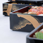 Pine Bamboo and Plum Three Tiers Jubako Bento Box
