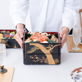 Pine Bamboo and Plum Three Tiers Jubako Bento Box