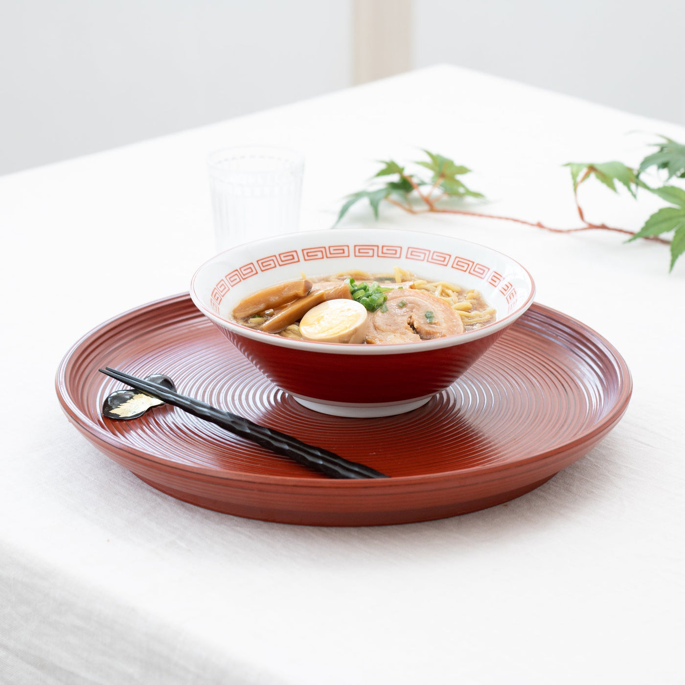 Phoenix Red Ramen Bowl 8.5 in