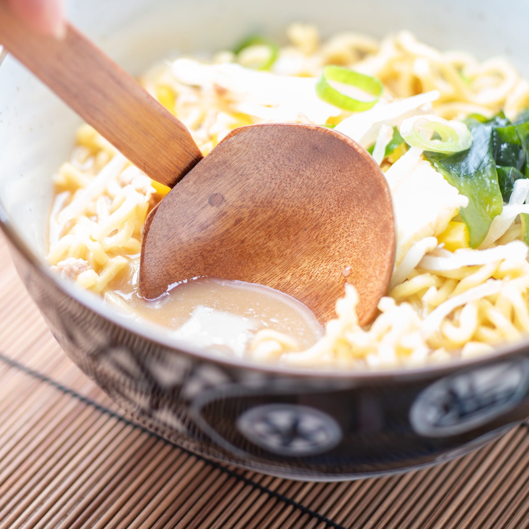 Turtle Shell Pattern Ramen Spoon