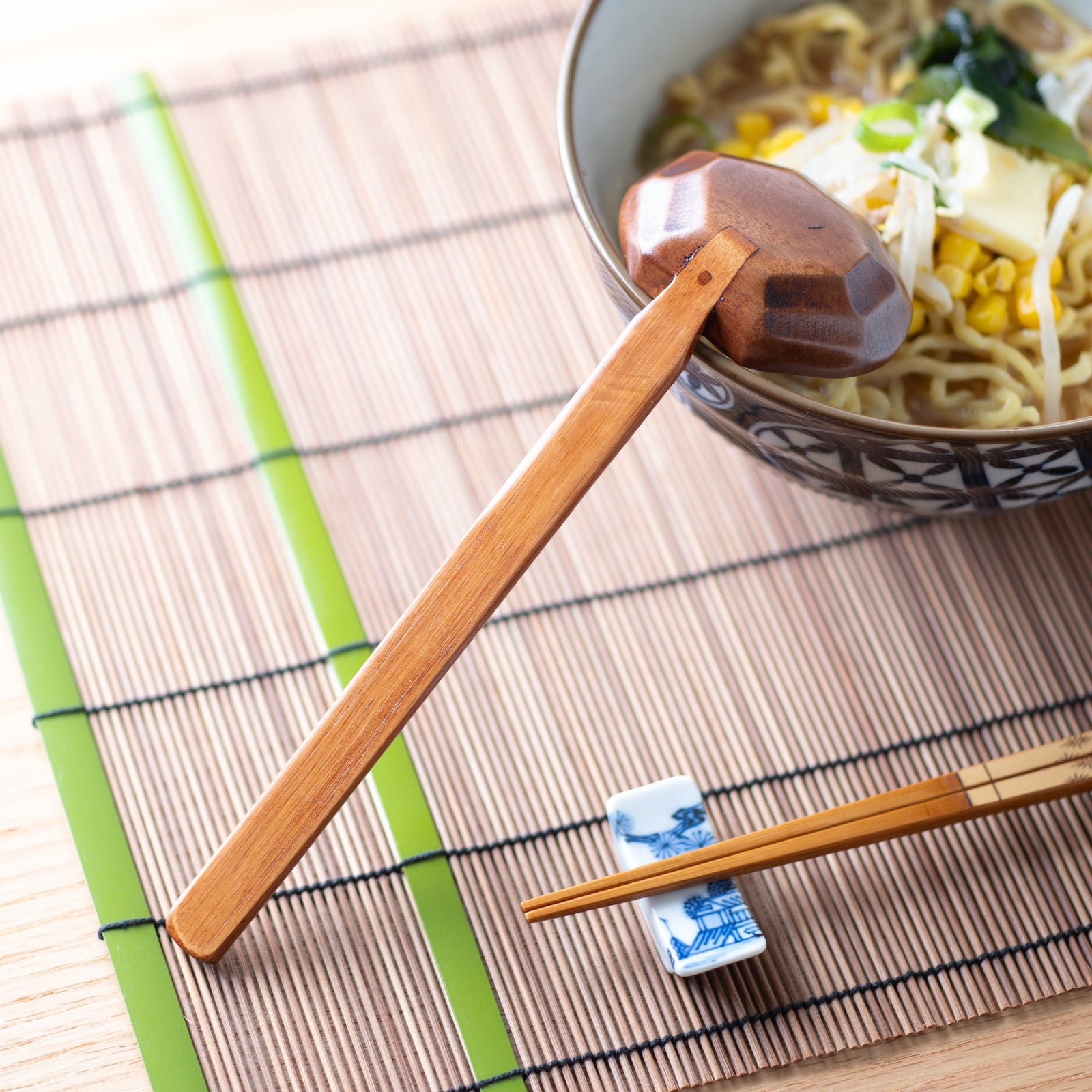 Turtle Shell Pattern Ramen Spoon