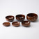 Wipe-lacquer Finish Oryoki Bowl Set