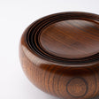 Wipe-lacquer Finish Oryoki Bowl Set