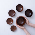 Wipe-lacquer Finish Oryoki Bowl Set