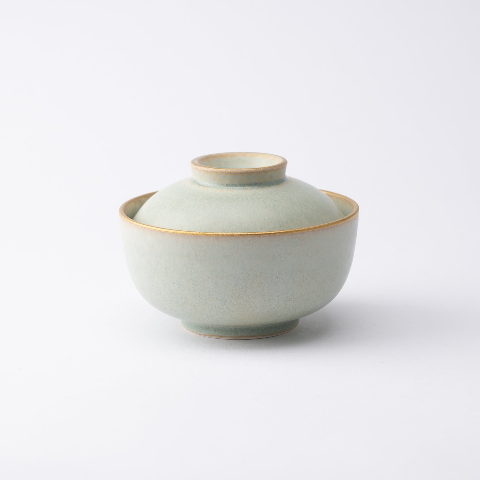 MERU Sui Gold Line Mino Ware Kobachi Bowl with lid | MUSUBI KILN ...